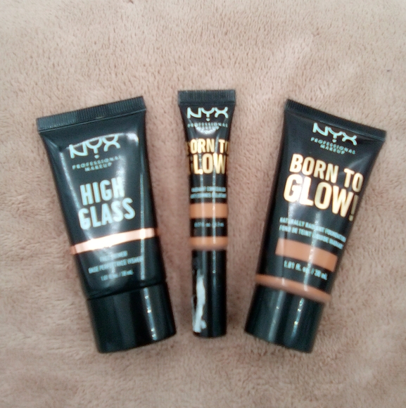 NYX | Makeup | Nyx Born To Glow Foundationface Primer Concealer Set ...